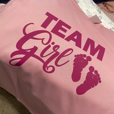 SVG, Team Boy, Team Girl, Cut File, Gender Reveal, Party, Baby Girl ...