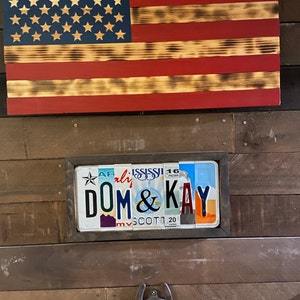 Custom Personalized License Plate House Numbers Sign Address - Etsy