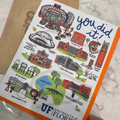 Louisiana State University You Did It Card 4.25 X 5.5 A2, LSU Campus ...