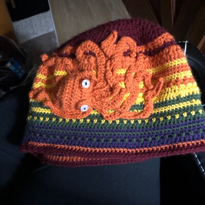 Pattern Only for Crochet Octopus Hat - Etsy