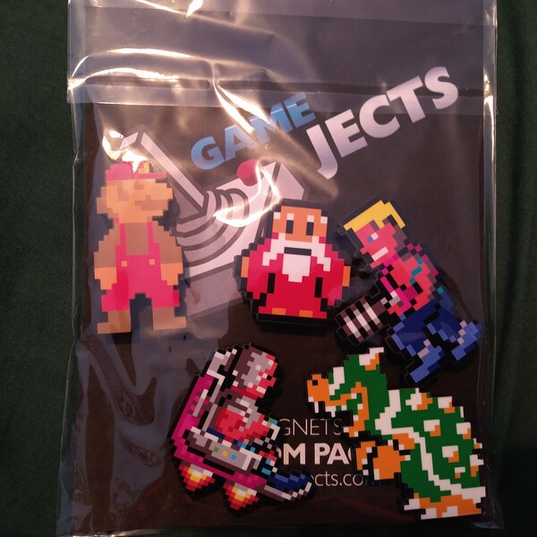 Duke Nukem 1 3D Gaming Magnets duke Nukem, Foot Techbot, Flying Techbot ...