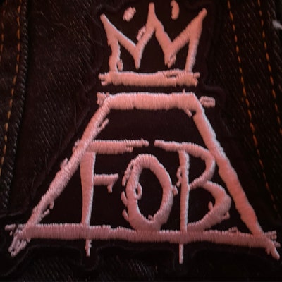 FALL OUT BOY Crown Patch Embroidered Rock Band Patch Applique Craft ...