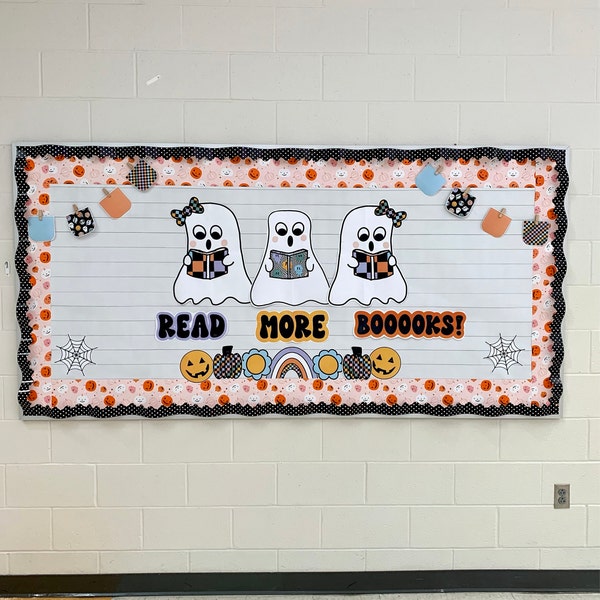 Halloween Bulletin Board Kit | October Bulletin Board Kit - Etsy
