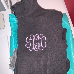 Monogrammed Fleece Jacket, Full Zip Jacket, Ladies Jacket, Gifts for ...