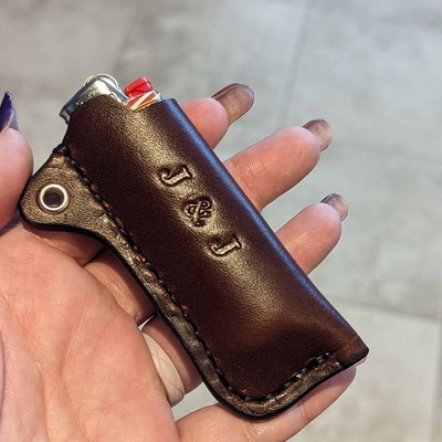 MINI BIC Leather Lighter Case for Use With MINI Bic Lighter - Etsy