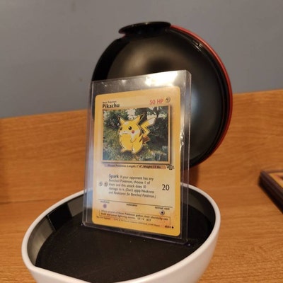 Pokemon Poke Ball Card Holder upcycled 3D Printed Mounts & Ball - Etsy