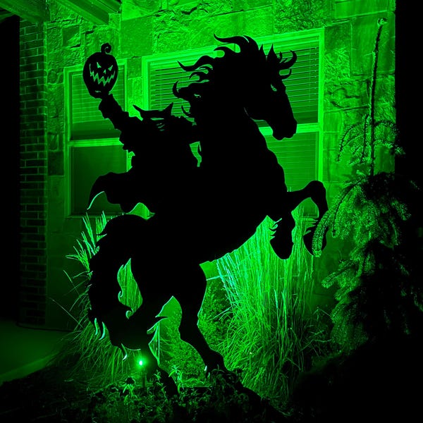 8ft Headless Horseman Template When Made. Printable Trace and Cut ...
