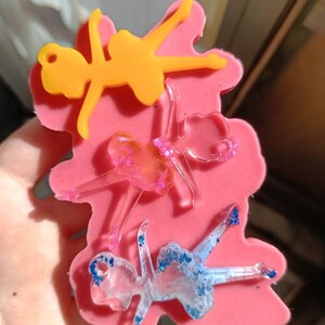 Credit Card Puller Mold Keychain Card Extractor Silicone Resin Mold ...