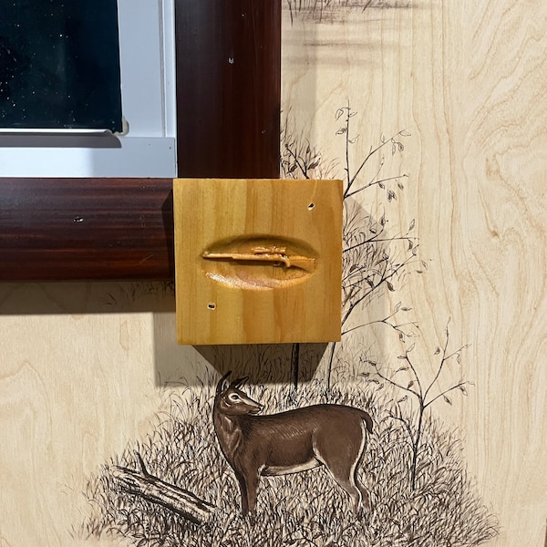 Lineman Engraving Trim Wood, Corner Trim Block, Door Trim Block, Window ...