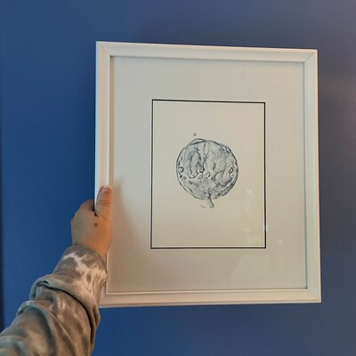 Embryo Art Ivf Painting Embaby Art Hand-painted Nursery Decor Fertility ...