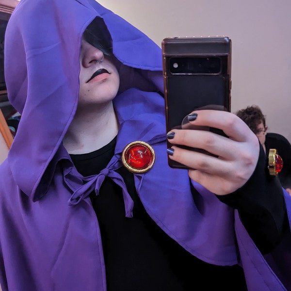 Raven Gem Set - Raven Teen Titans Cosplay Orb Accessories, Raven Belt ...
