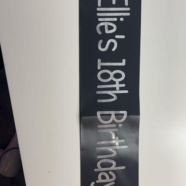 Prom King & Prom Queen Sashes - Different Font Choices - Any Colour ...