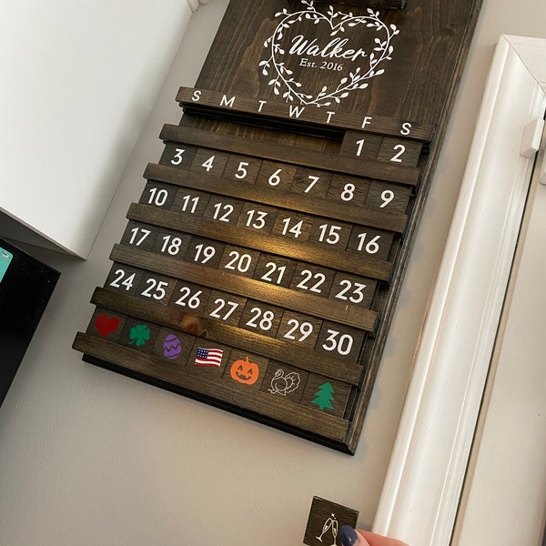 Perpetual Calendar Flower - Wedding Gift Housewarming Holiday Sunflower ...