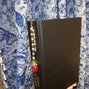 Beaded Bookmark, Hook Bookmark, Book Lover Gift Idea, Gold Bookmark ...