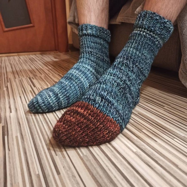 KNITTING PATTERN Boot Socks Knitting Pattern, Cozy Knit Socks Pattern ...