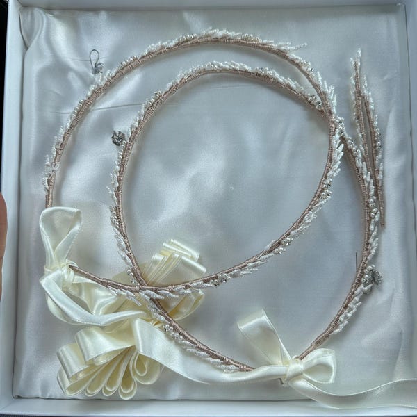 Στέφανα Stefana Handmade Greek Wedding Stephana From Porcelain Burgeon ...