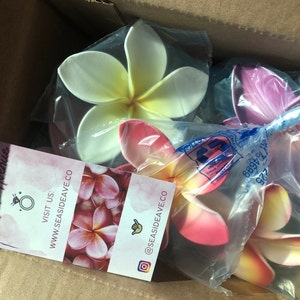 Tiare Foam Flower Ear Flower Hair Pick / Adult Size - Etsy