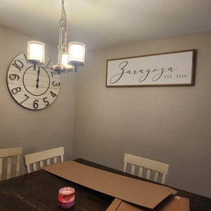 Personalized Farmhouse Style Monogram Sign Personalized Wedding Gift ...