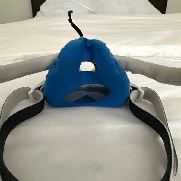 CPAP BIPAP Wrap Around Face Head Hair Protection From Straps Pain Cover ...