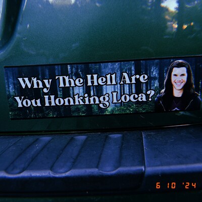 As If You Could Outrun Me Sticker, Twilight Bumper Sticker, Funny ...