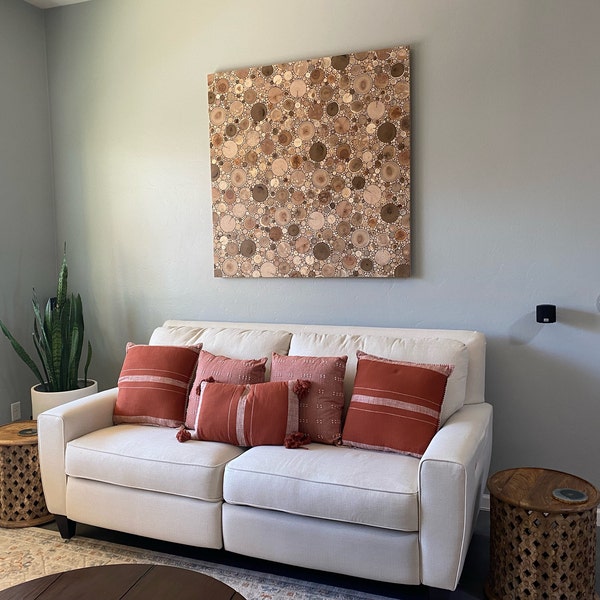 Rustic Wooden Wall Decor/ Wood Wall Panel/ Recycled Wood Wall Art ...