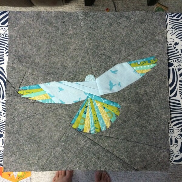 Kestrel- A Foundation Paper Pieced Quilt Pattern- Block Eight of the in ...