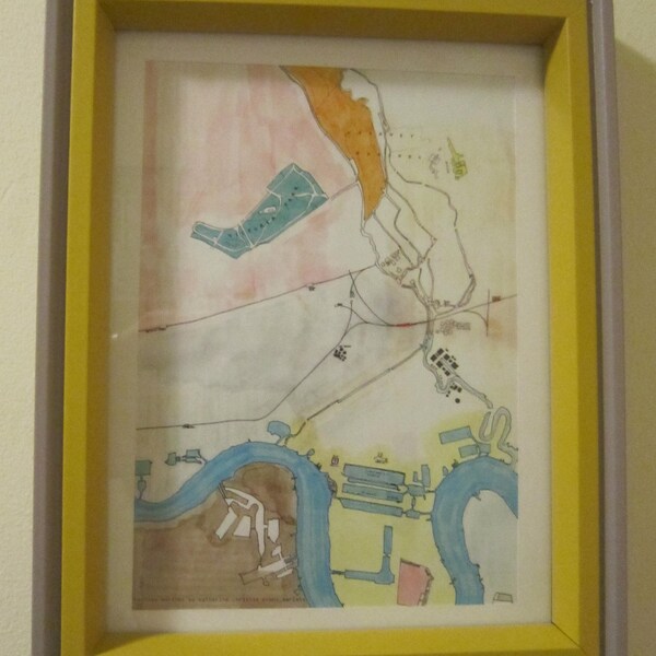 Custom Route Map Handmade Map / Print - Etsy