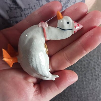 River Otter Necklace Handcrafted Porcelain Jewelry Camp Hollow ...