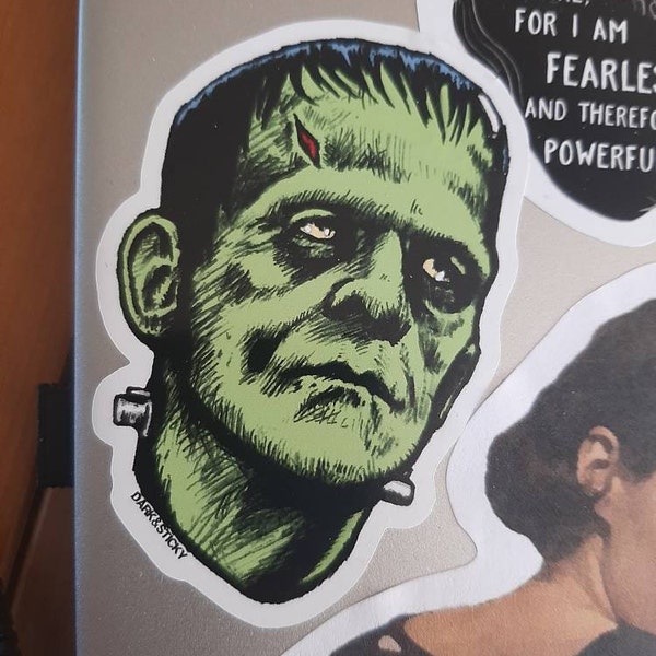 Frankenstein Classic Horror Monster Sticker (made to Order) - Etsy
