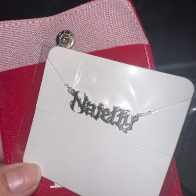 Latina Necklace, Latina Nameplate Necklace, Latina Old English Necklace ...