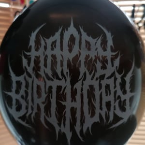 Heavy Metal Happy Birthday Card Death Metal Gift - Etsy UK