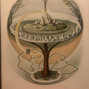 Yggdrasil Tree Art Print Norse Mythology the World Tree - Etsy