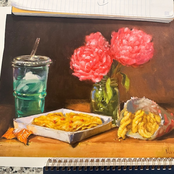 Taco Bell Mexican Pizza - NOAH VERRIER Original Still Life Oil Painting ...