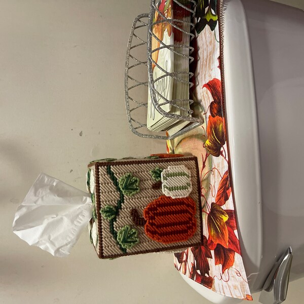 Easter Cross Tissue Box Cover / Rose Cross Tissue Box Cover / Easter ...