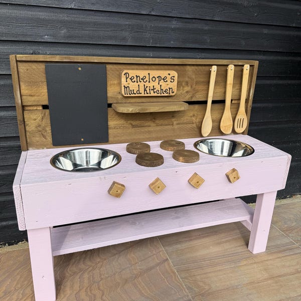 Get Ready for Summer Children’s Quality Personalised Mud Kitchen With ...