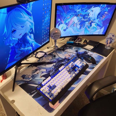 Shyvana the Half-dragon LOL Series Keycap Set, 127 Keys PBT for ...