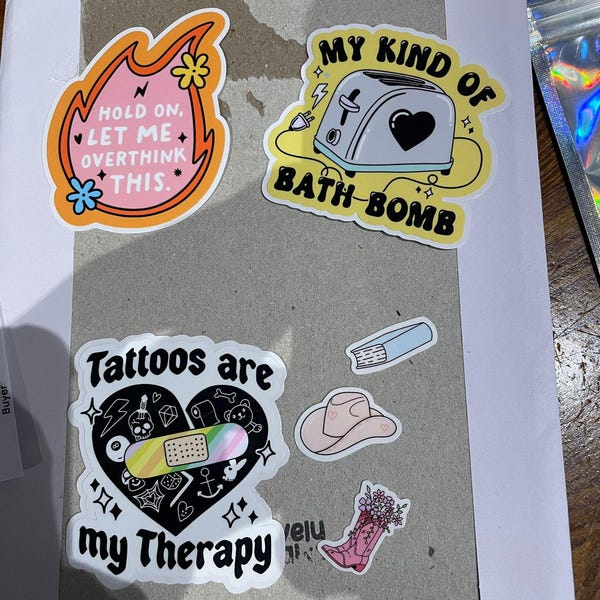 Even Baddies Get Saddies Sticker // Waterproof Decal Relatable Funny ...
