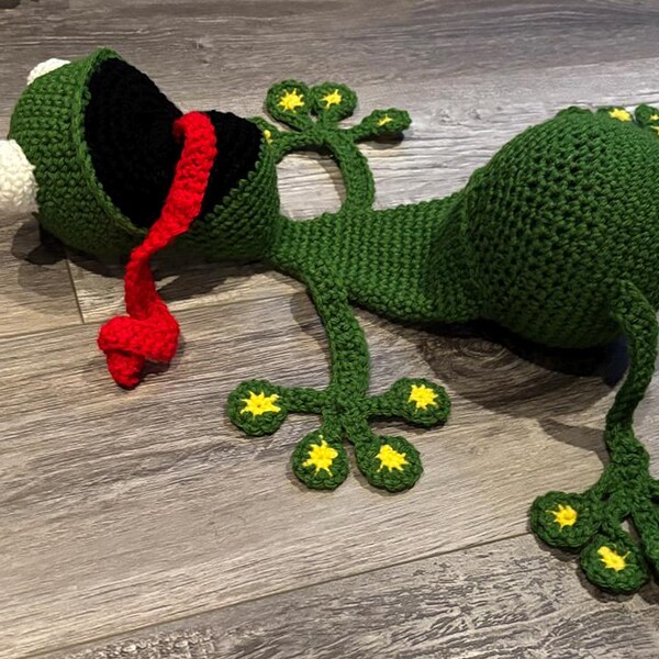 The Original Squashed Frog Door Stopper Amigurumi Instant Download PDF ...