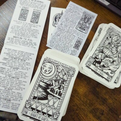 The Tarot of the Toiling Hands 78 Card Tarot Deck by Esme Baker - Etsy