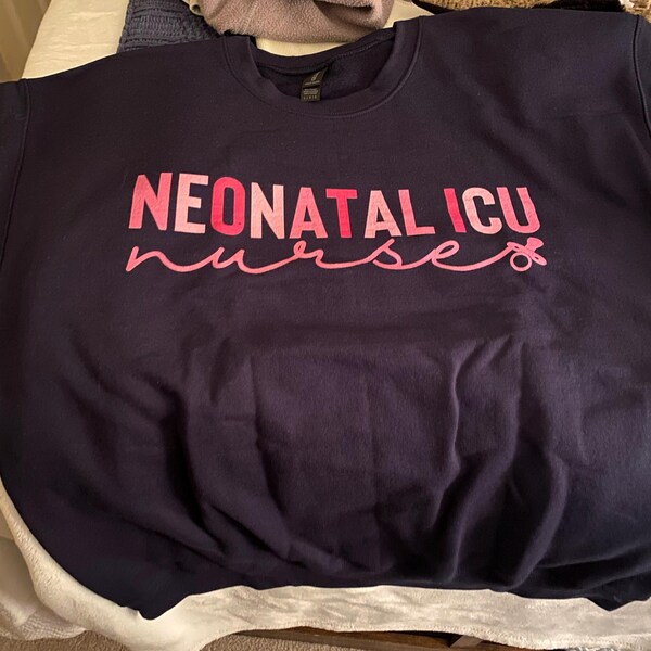Neuro Trauma Intensive Care Unit Nurse Crewneck Sweatshirt, Neuro ...