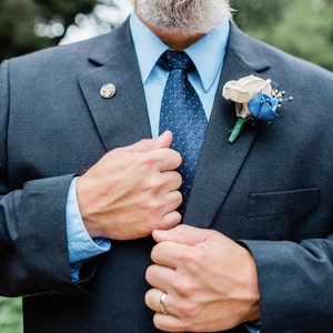 Groom Gift Wedding Memorial Lapel Pin Man Boutonniere Charm - Etsy