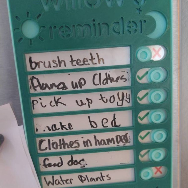 Persolinazed Reminder, Organizer, Daily Checklist, Kids Daily Tasks ...