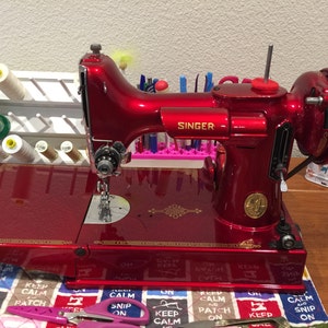 Singer Featherweight 221 Sewing Machine Custom Painted Color of Choice ...