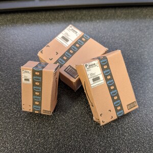 Mini Amazon Box Template Works on Cricut | Etsy España