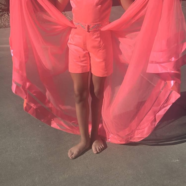 Lime Green and Grass Green Girls Suit With Jacket and Pants/ Girls ...