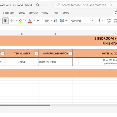 Renovation Budget List Template With Detailed and Different Basic ...