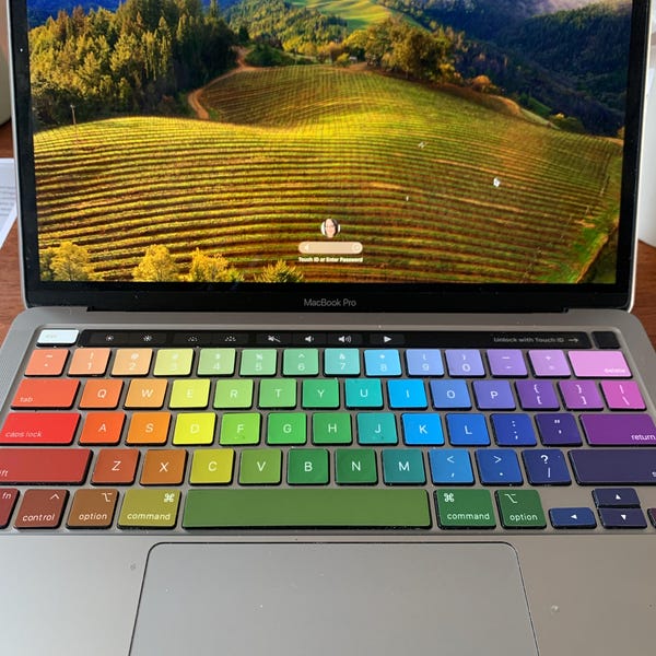 Car Light Surface Book Individual Keys Stickers Surface Pro Keyboard ...