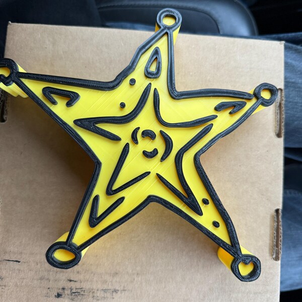 3D Printed Grinch Star Christmas Tree Topper - the Original - Etsy