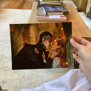 Art Print Feyre Rhysand & Nyx by Bxromance | Etsy