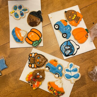 Fall Cookie Decorating Kit Fall DIY Cookie Kit large - Etsy